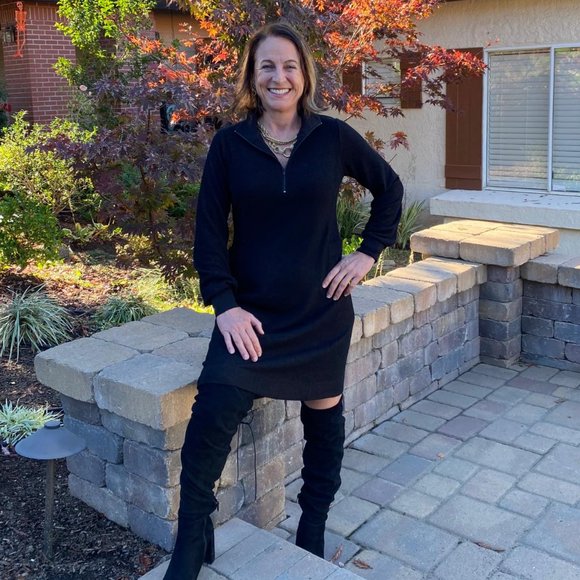 CAbi | Dresses | Cabi 425 Cuddle Dress Fall 221 Small Euc | Poshmark